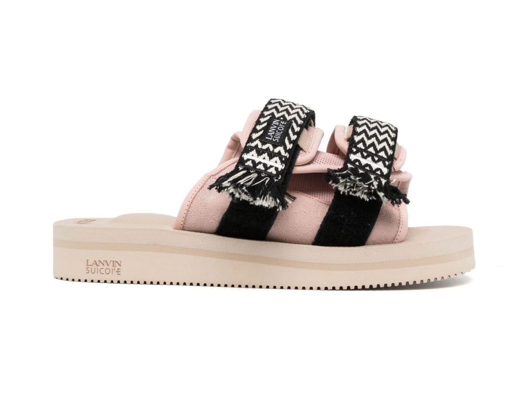 PINK LANVIN SLIDES – DESIGNER FACTORY