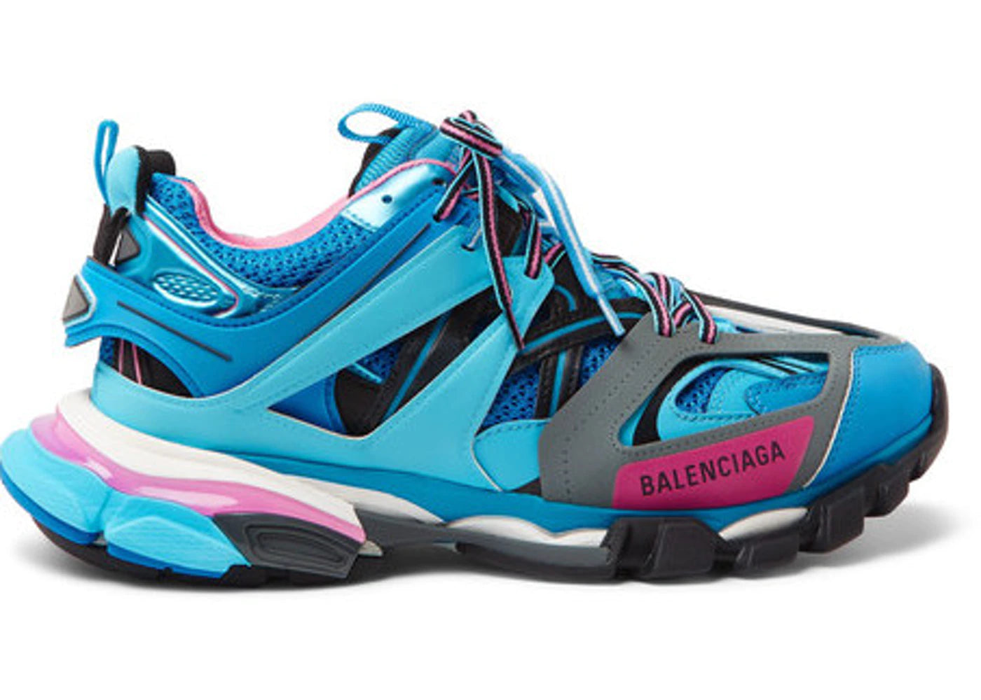 PINK/BLUE TRACK RUNNERS – DESIGNER FACTORY